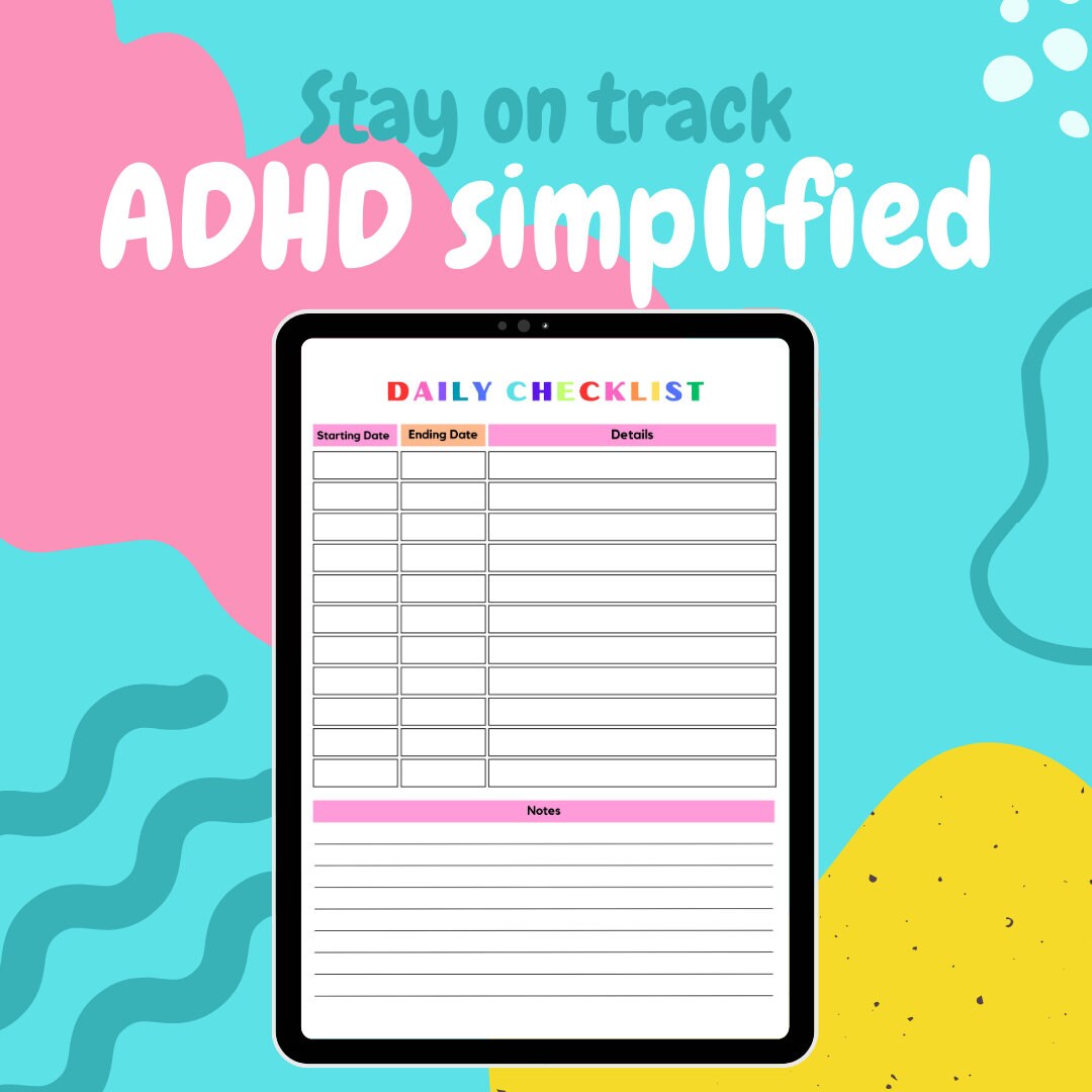 The Ultimate ADHD Planner for KIDS 2024 Digital & Printable - Etsy