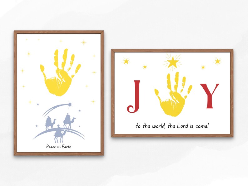 Christmas Nativity Handprint Craft, Nativity Scene Handprint Crafts ...