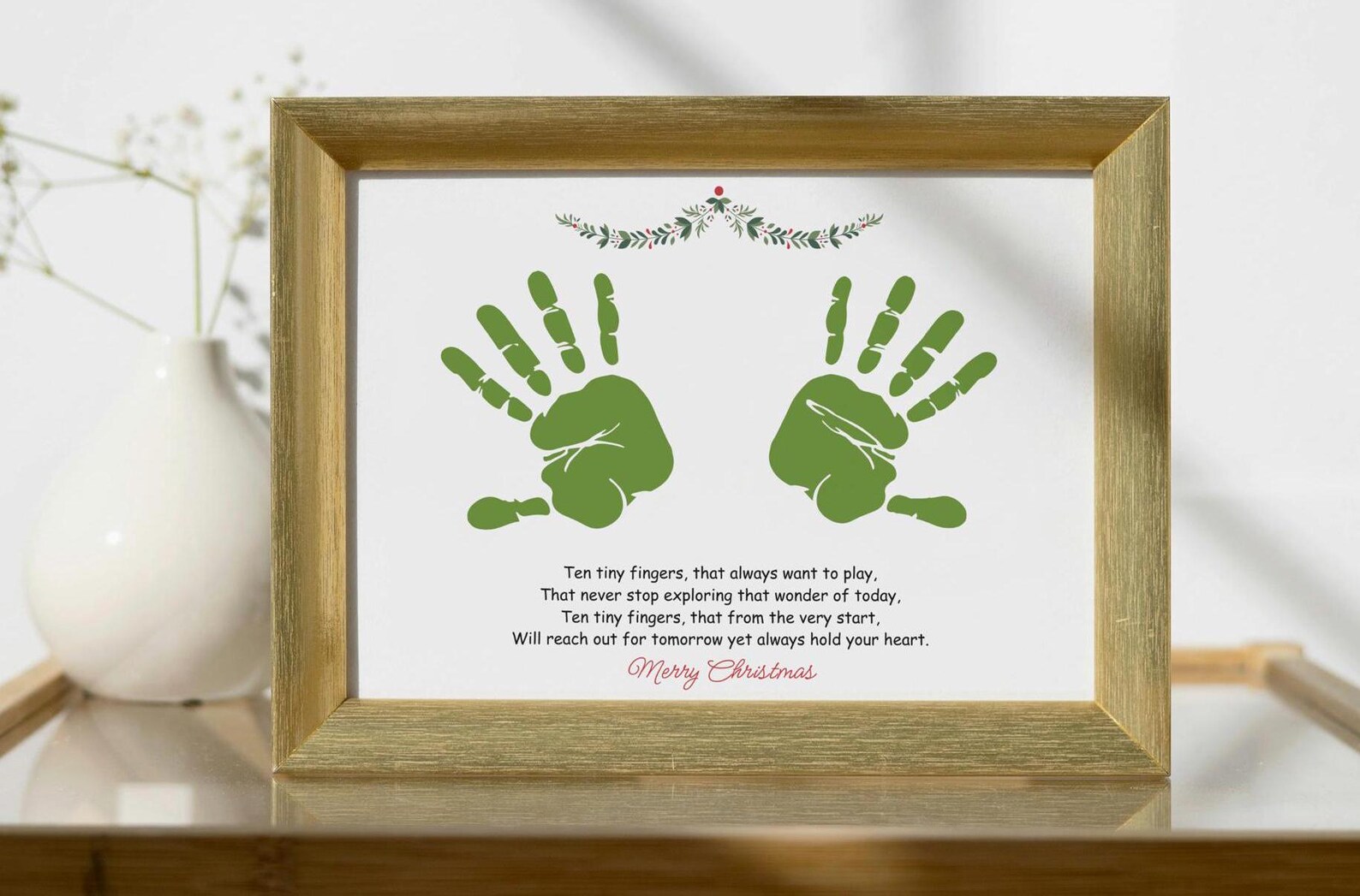 Christmas Handprint Craft Kids Christmas Craft, Christmas Handprint Art ...