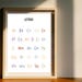 Set of 6 Educational Posters | Alphabet, Numbers, Shapes, Colours, Days ...