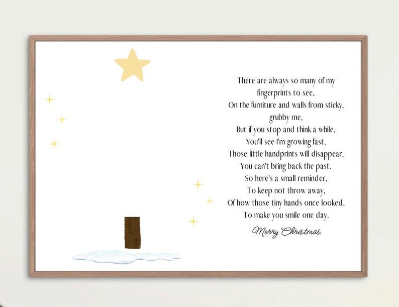 Christmas Tree Handprint Craft, Poem, Christmas Tree Handprint Craft ...