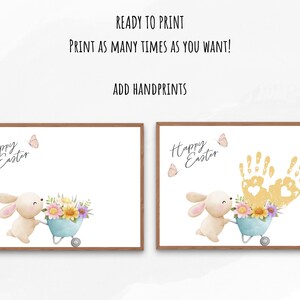 Easter Handprint Craft Bundle, Easter Craft for Toddlers Set of 12 ...