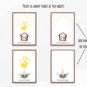 Christmas Handprint Art Christian, Christmas Nativity Handprint Art ...