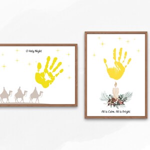Christmas Handprint Art Christian, Christmas Nativity Handprint Art ...