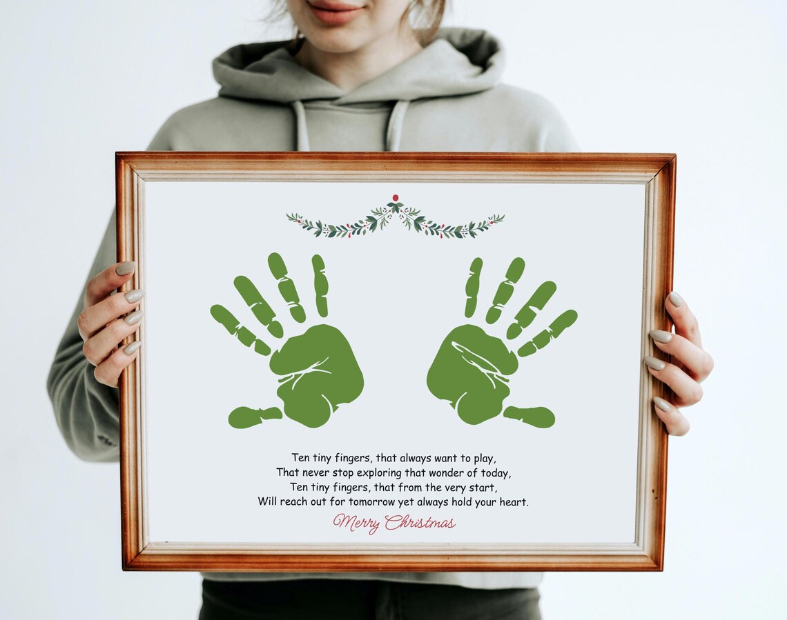 Christmas Handprint Craft Kids Christmas Craft, Christmas Handprint Art ...