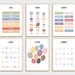 Set of 6 Educational Posters | Alphabet, Numbers, Shapes, Colours, Days ...