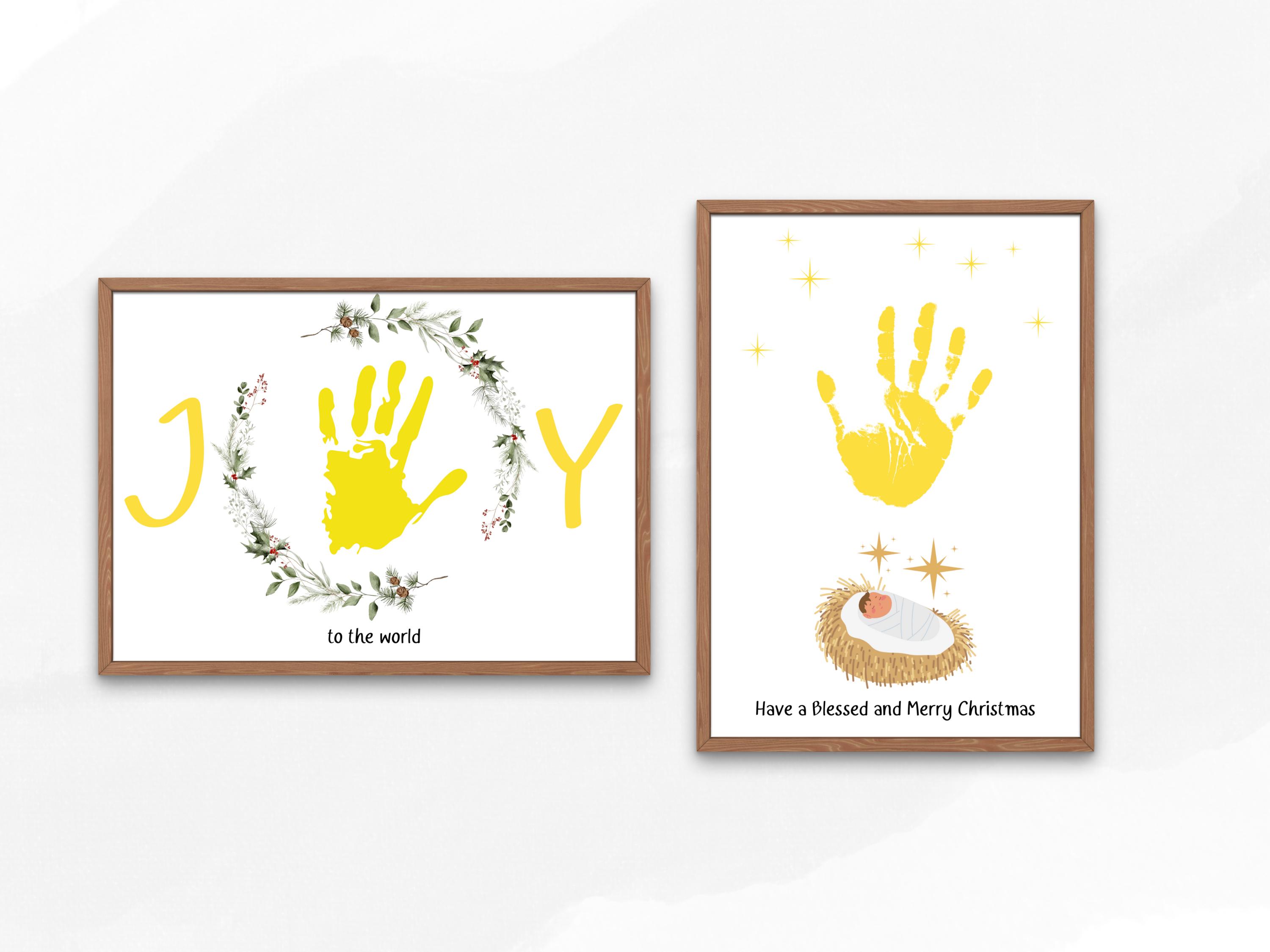 Christmas Handprint Art Christian, Christmas Nativity Handprint Art ...
