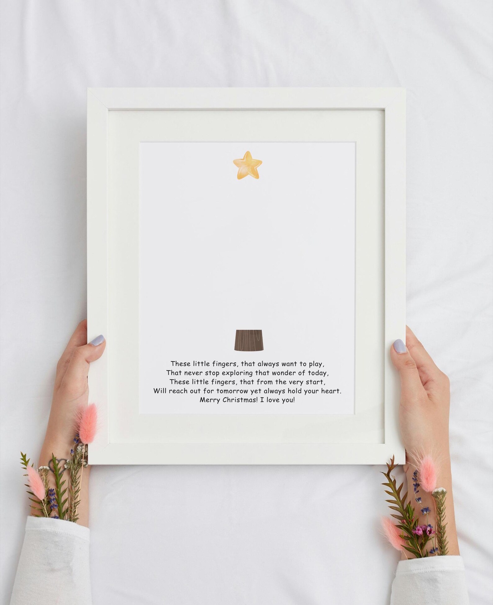 Christmas Handprint Craft, Poem, Handprint Craft for Toddlers Baby ...