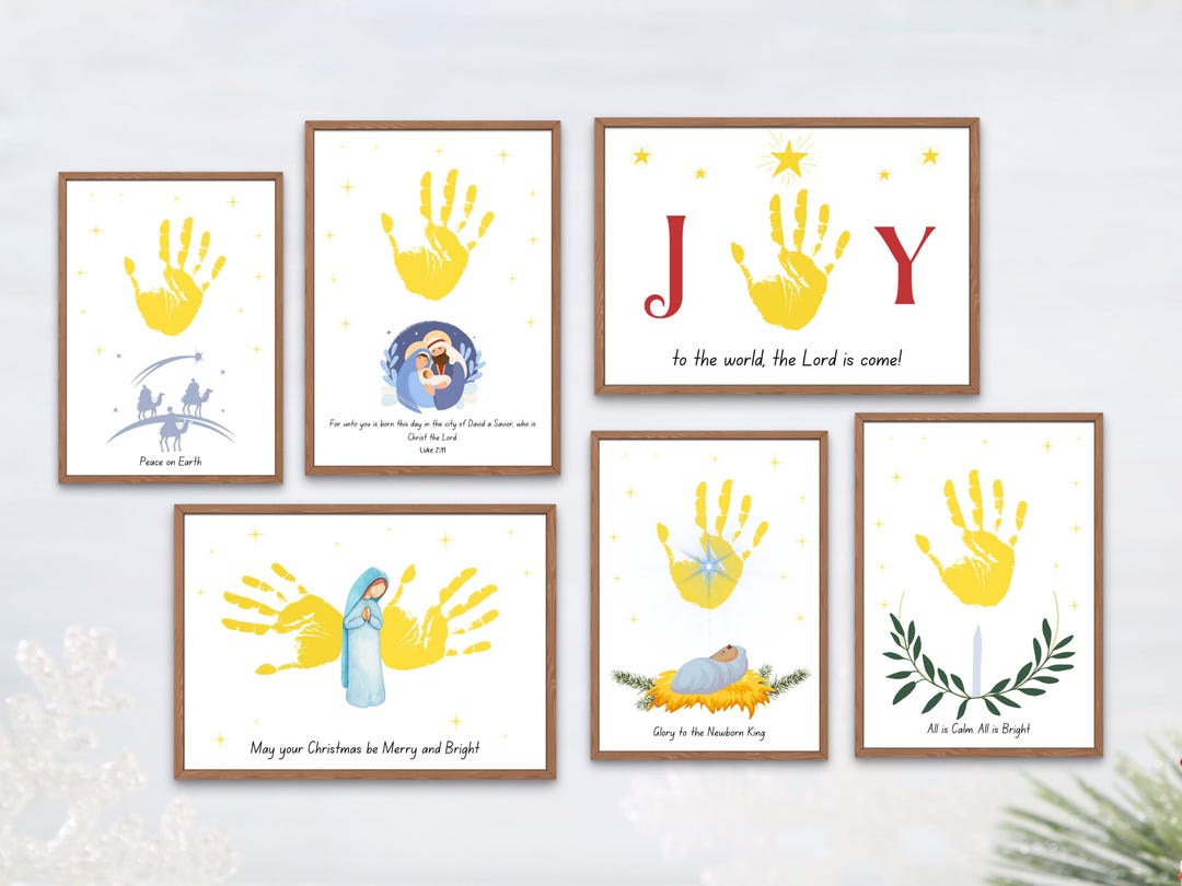 Christmas Nativity Handprint Craft, Nativity Scene Handprint Crafts ...