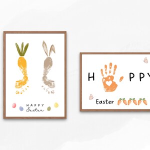 Easter Handprint Craft Bundle, Easter Craft for Toddlers Set of 12 ...