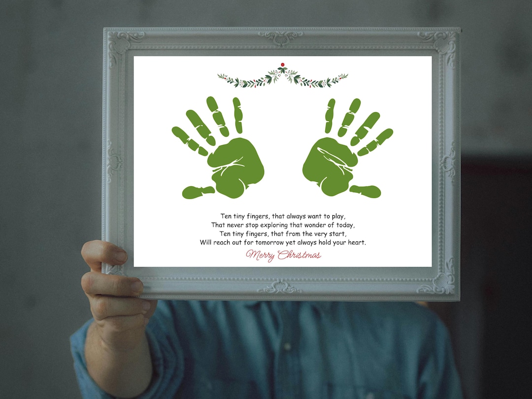 Christmas Handprint Craft Kids Christmas Craft, Christmas Handprint Art ...