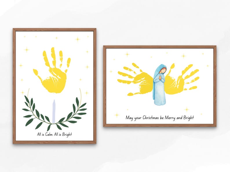 Christmas Nativity Handprint Craft, Nativity Scene Handprint Crafts ...