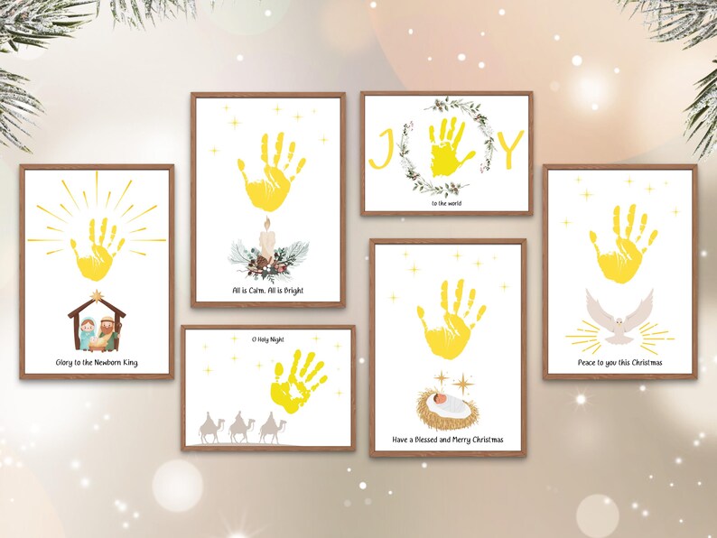 Christmas Handprint Art Christian, Christmas Nativity Handprint Art ...