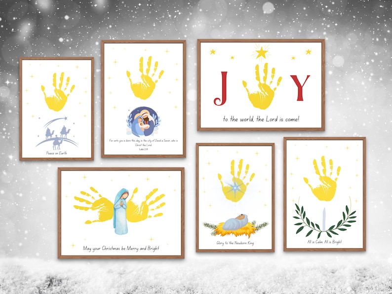 Christmas Nativity Handprint Craft, Nativity Scene Handprint Crafts ...