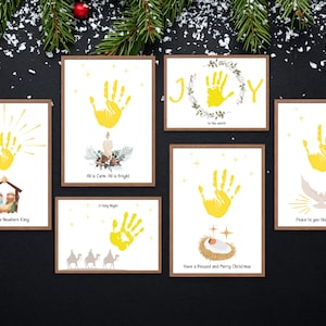 Christmas Handprint Art Christian, Christmas Nativity Handprint Art ...
