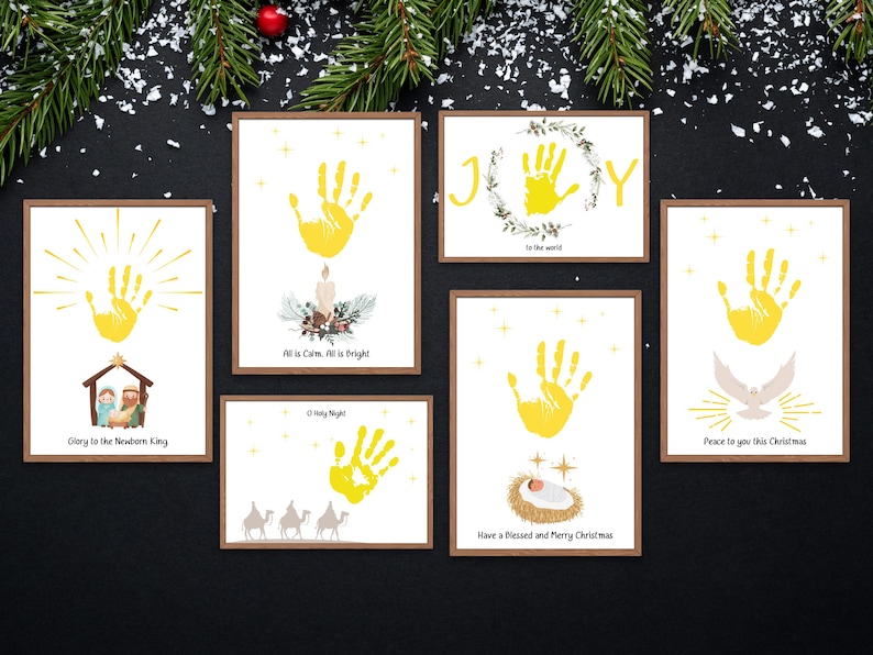 Christmas Handprint Art Christian, Christmas Nativity Handprint Art ...
