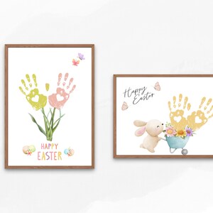 Easter Handprint Craft Bundle, Easter Craft for Toddlers Set of 12 ...