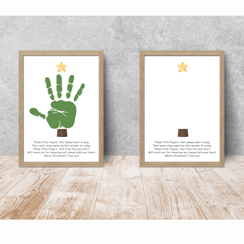 Christmas Handprint Craft, Poem, Handprint Craft for Toddlers Baby ...