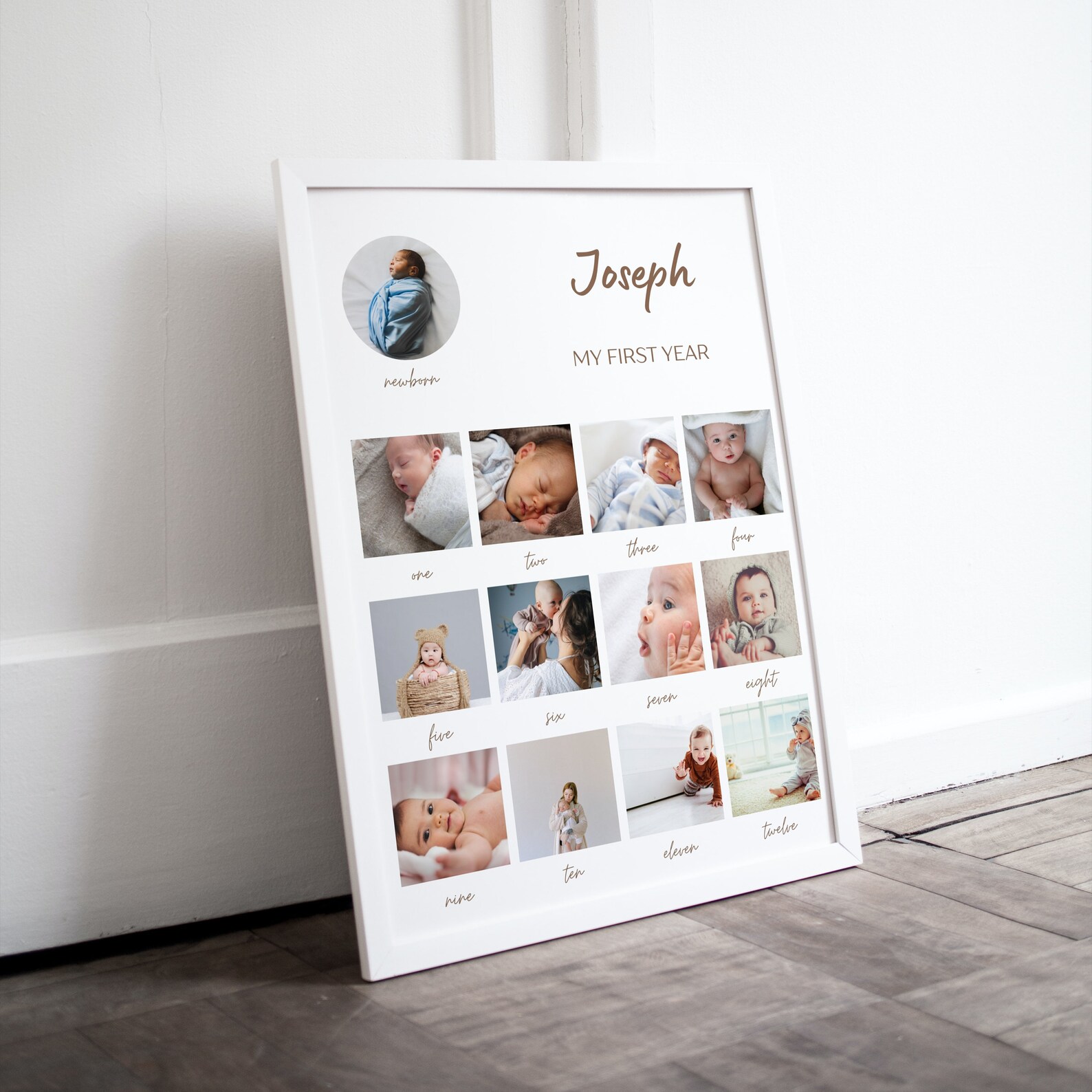 Personalized Baby Poster Set of 3, Baby Wall Decoration, Baby Firsts ...