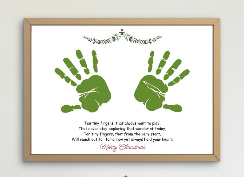 Christmas Handprint Craft Kids Christmas Craft, Christmas Handprint Art ...