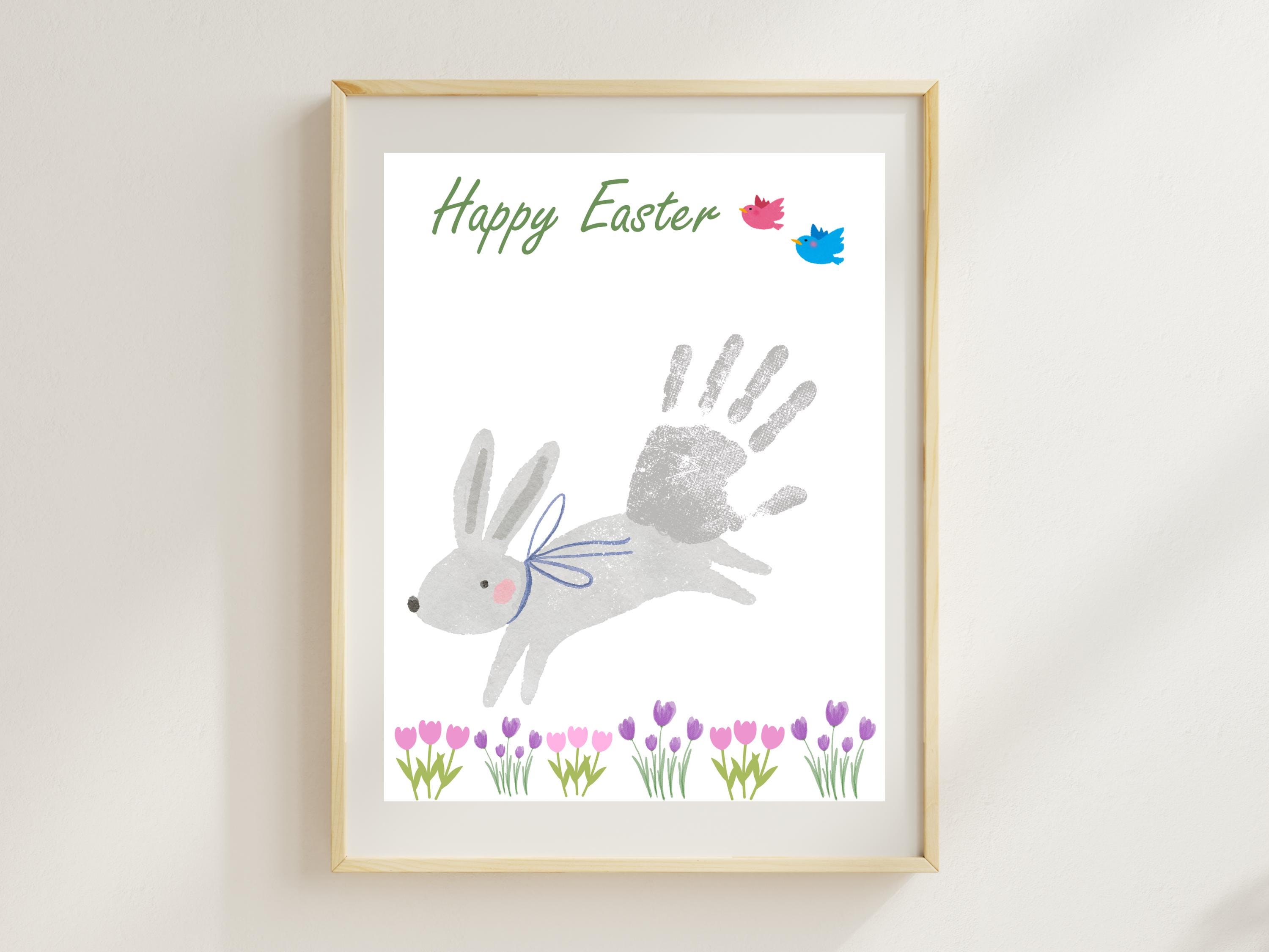 Easter Handprint Art Bundle, Easter Handprint Craft Footprint ...