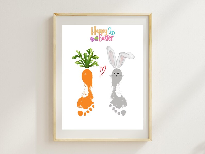 20 Easter Handprint Craft for Toddlers, Spring Easter Art Bundle For ...