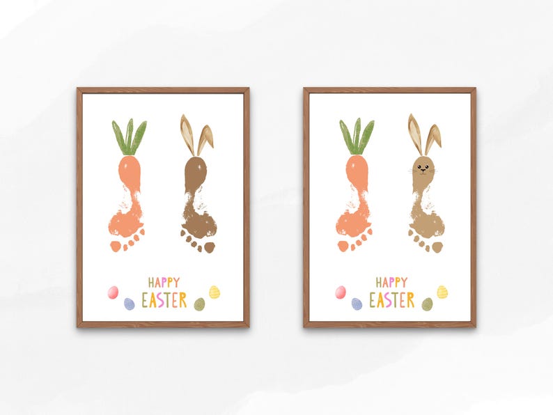 Easter Handprint Art Bundle, Easter Craft Bundle, Preschool Craft Fot ...