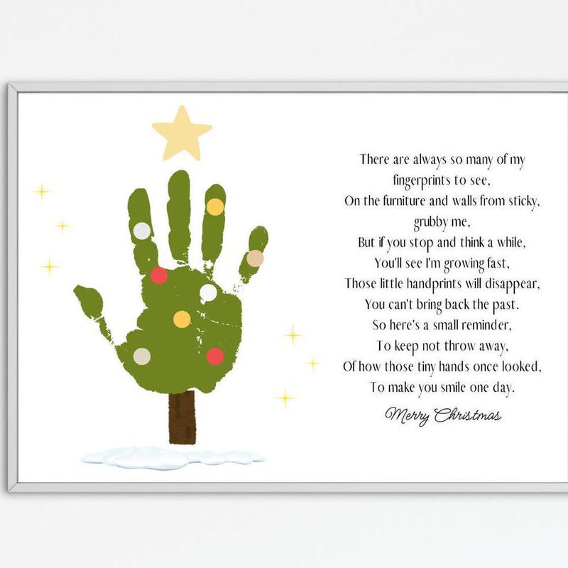 Handprint Tree - Etsy