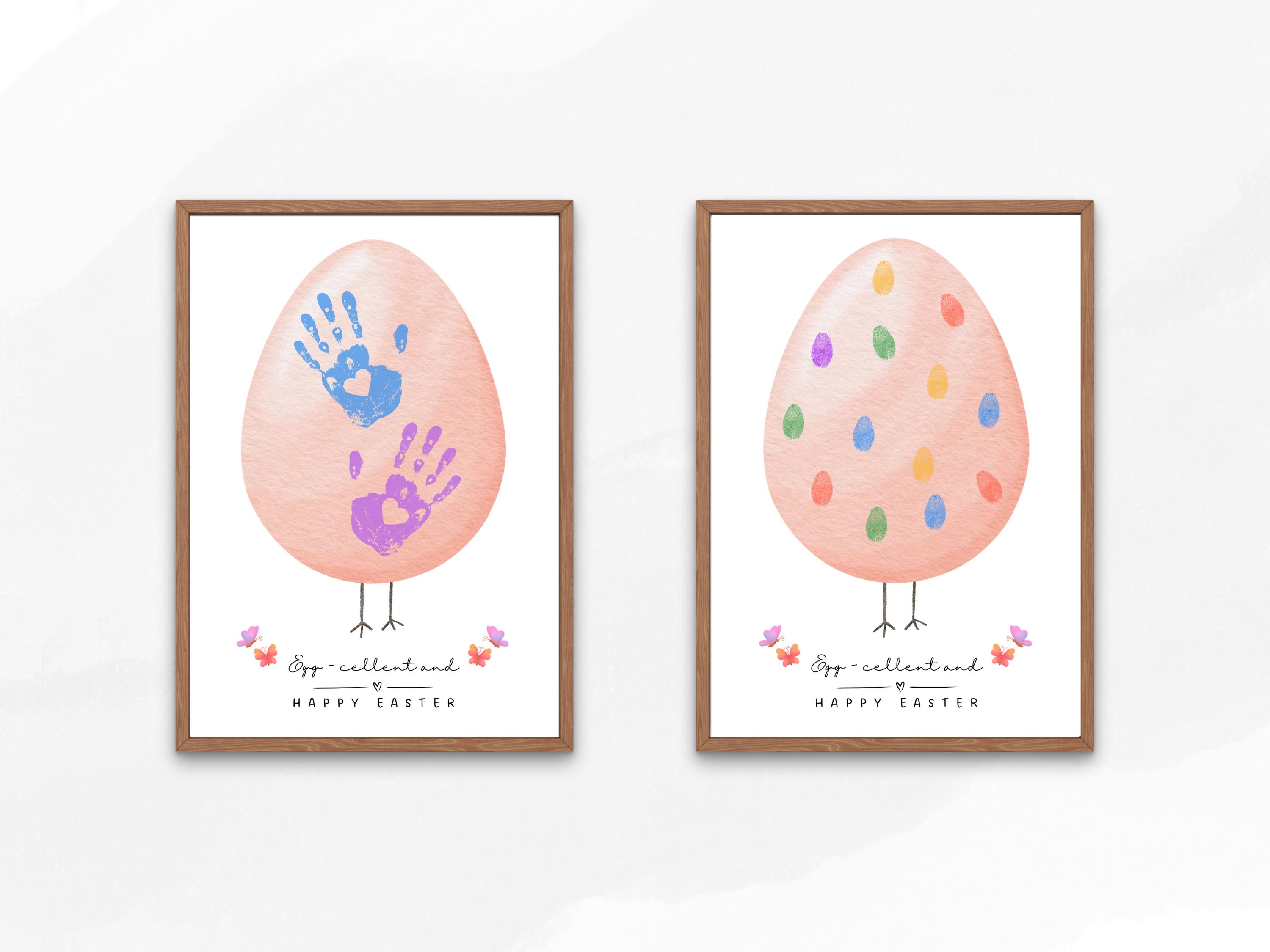 Easter Handprint Art Bundle, Easter Craft Bundle, Preschool Craft Fot ...