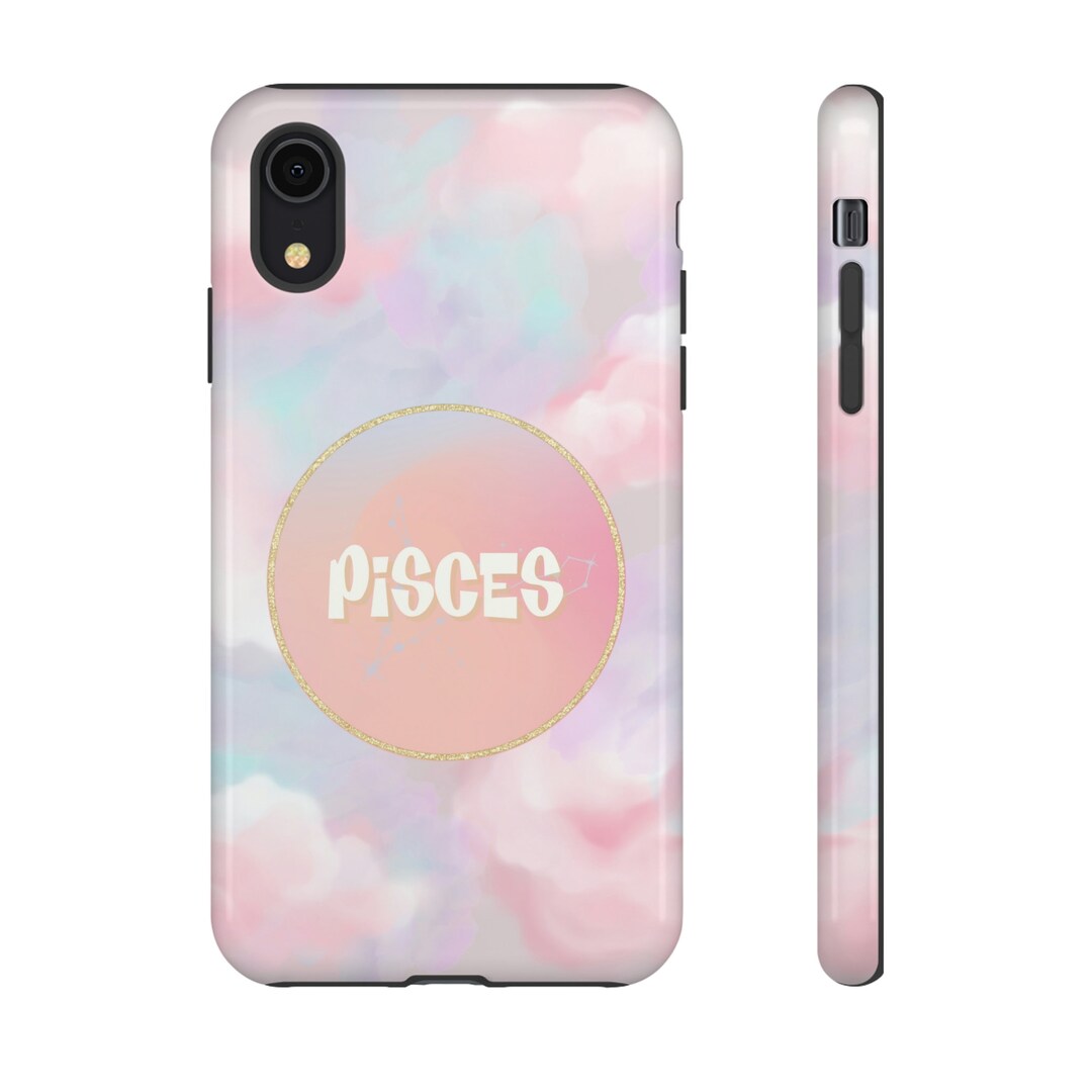 Pisces Tough Case Pastel Pink Clouds Zodiac Phone Case - Etsy