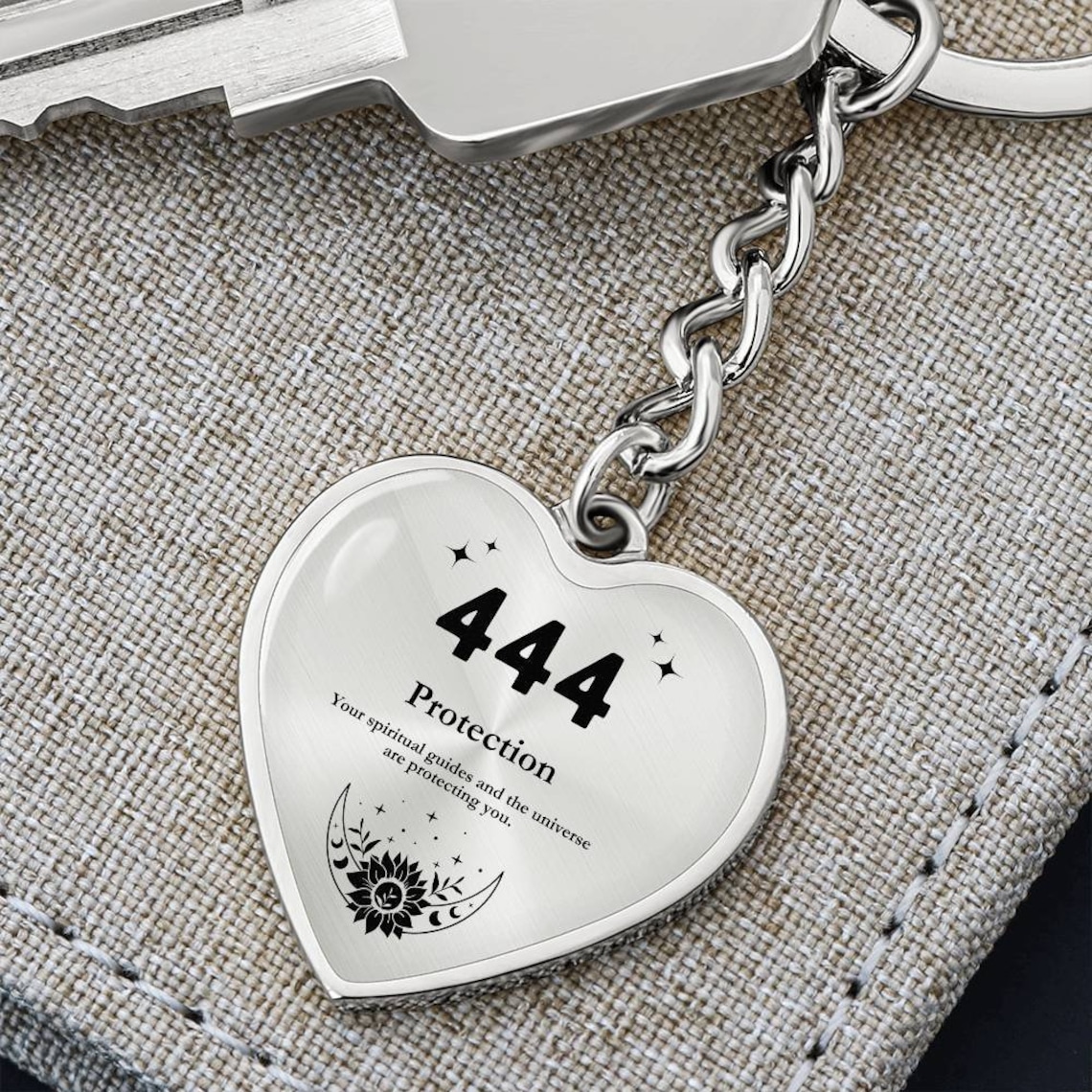 444 Angel Number Keychain Angel Number Car Keychain Numbers - Etsy
