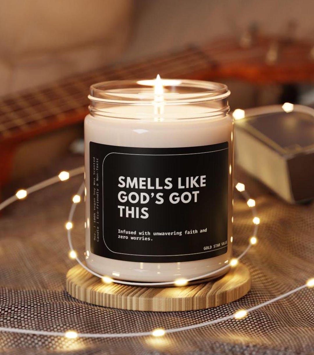 Faith Scented Candle: "smells Like God's Got This" Christian Gift - Etsy