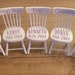 Mini Memory Chairs White Memory Chairs Wedding Memory Seats - Etsy