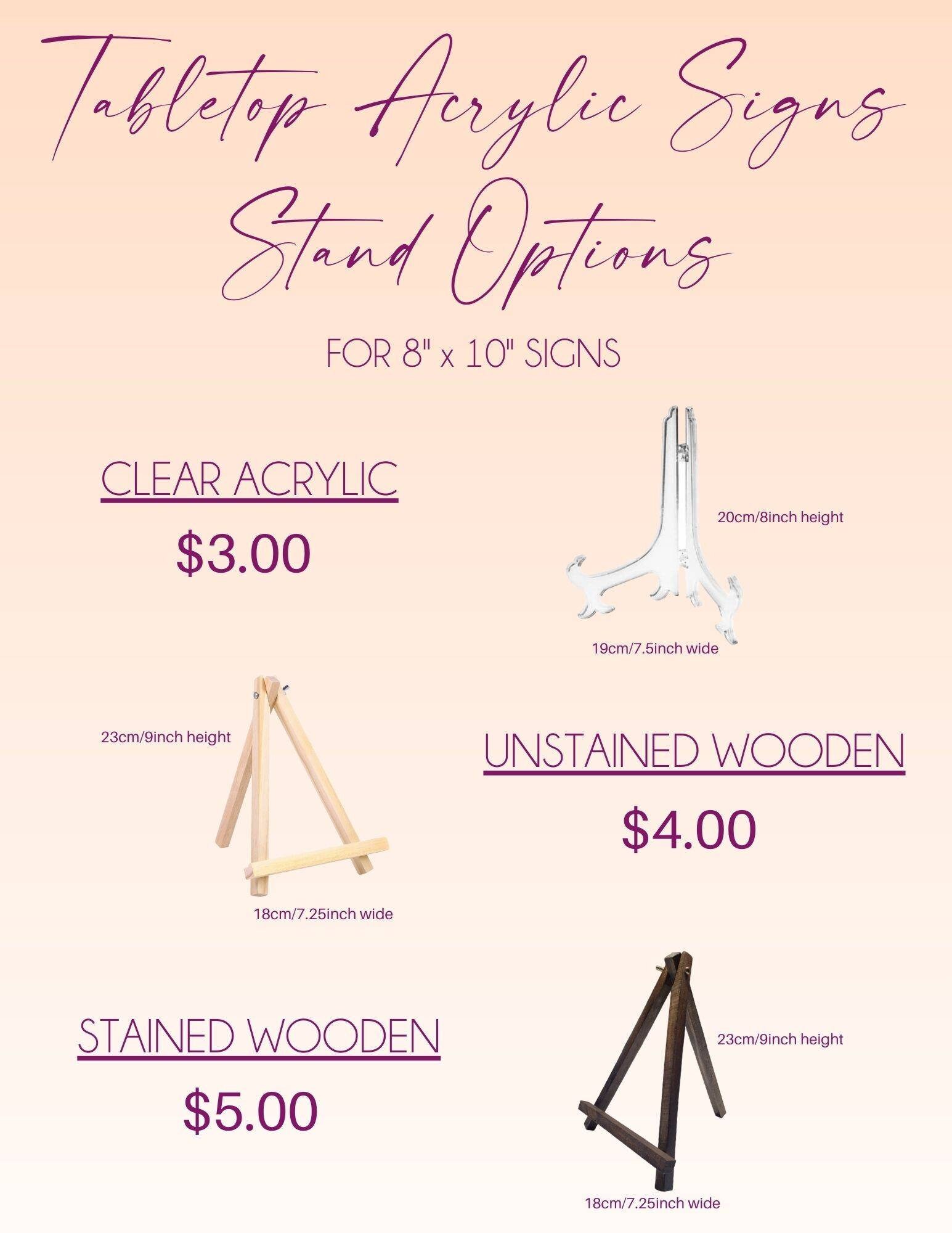 Wedding Kids Table Sign, Acrylic Kids Table Display, Fun for the Kiddos ...