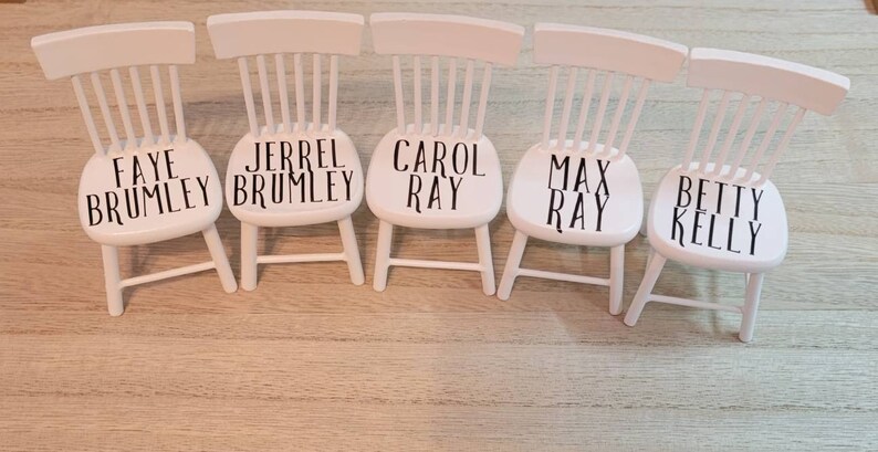 Mini Memory Chairs White Memory Chairs Wedding Memory Seats - Etsy