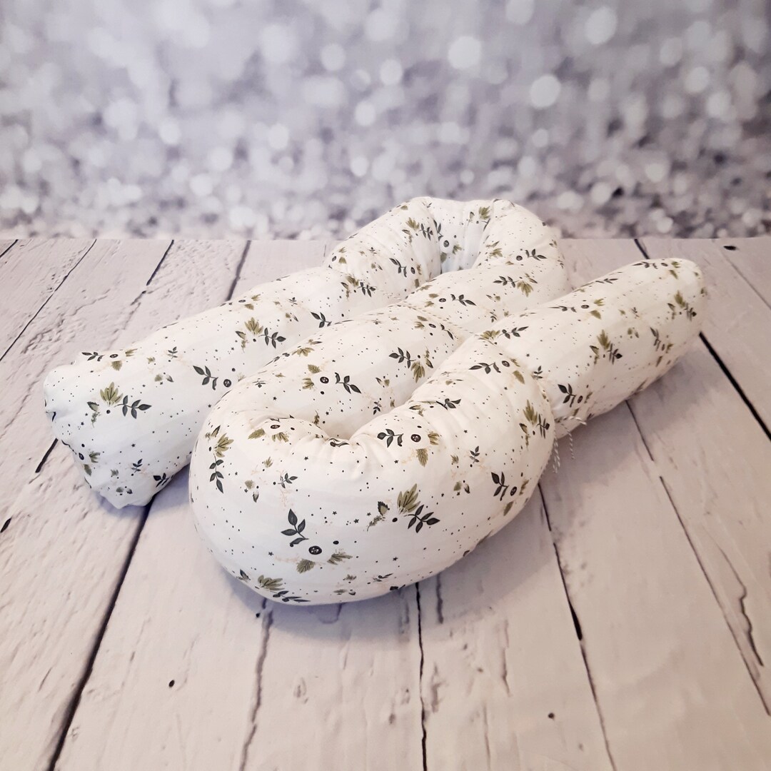 Bed Snake 200 Cm Flowers White - Etsy