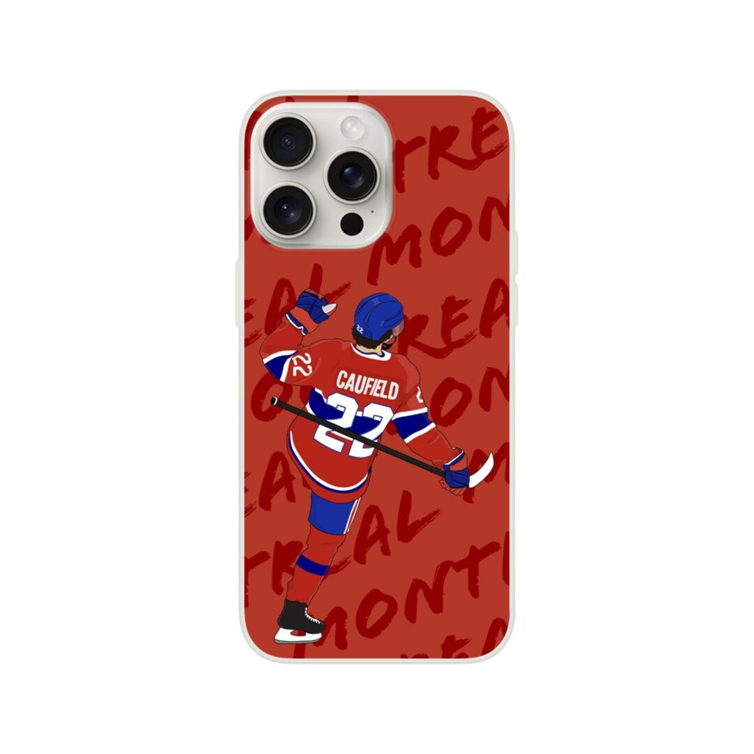 Cole Caufield Signature Series Montreal Canadiens Flexible TPU Phone ...