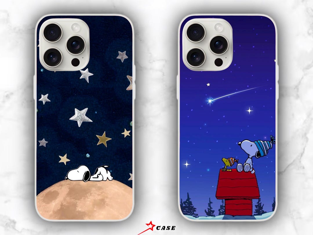 Snoopy Starry Night Phone Case – Cute Snoopy Gifts for iPhone ...