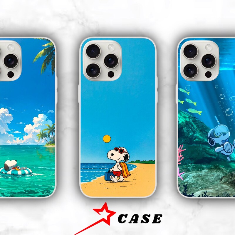 Snoopy iPhone 17 Gel Case - Etsy