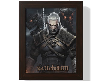 Witcher Geralt Painting Wall Art Home-decor Poster - Etsy