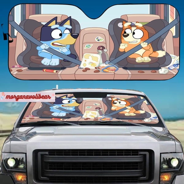 Bluey Car Shade - Etsy