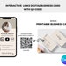 Digital Business Card With QR Code, Business Card, Interactive Business ...