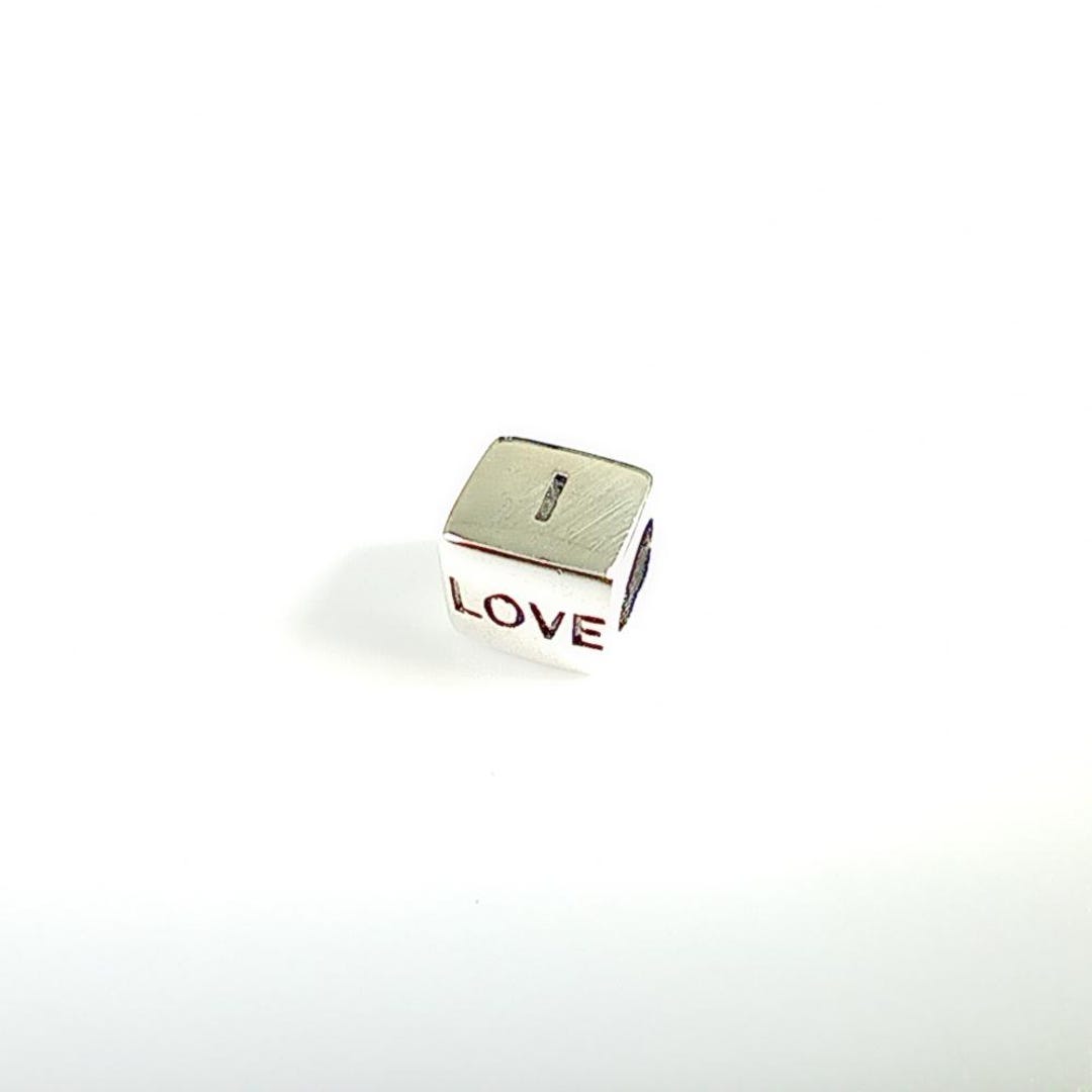 Pandora I Love You Silver & Gold Charm - Etsy