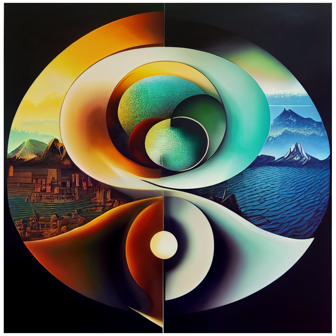 INSTANT DOWNLOAD Metaverse Portal 3000 Abstract Art, Minimalist Art ...