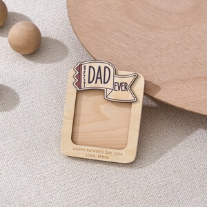 Best Dad Ever Father's Day Gift Frame Magnet, Custom Picture Frame ...