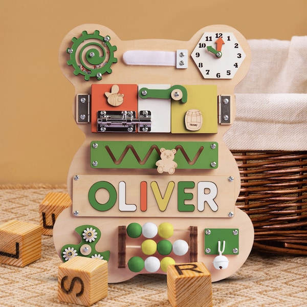 Bear Busy Board - Etsy