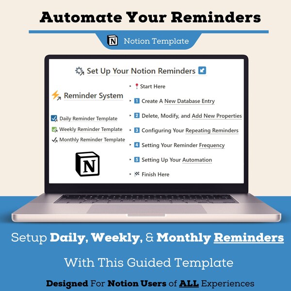 Reminder Template - Etsy