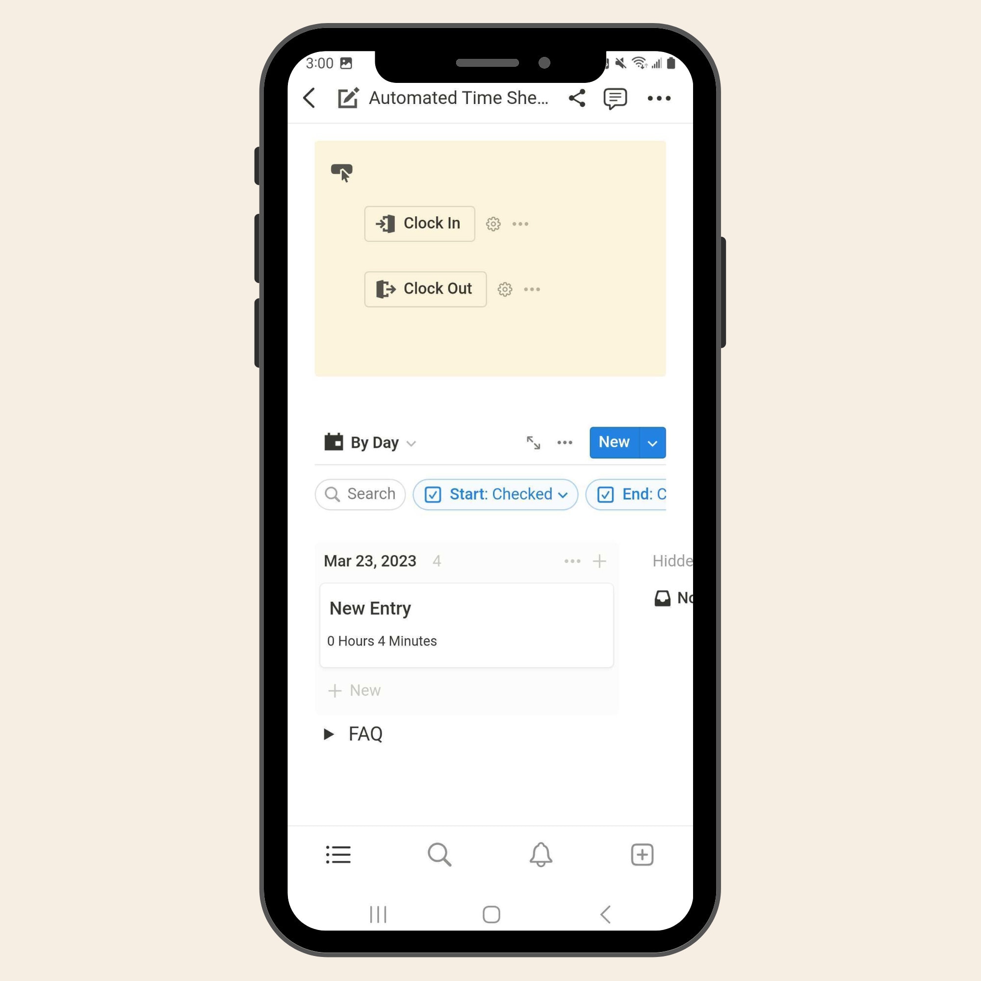 Automate Your Time Sheet Timesheet Notion Template Make - Etsy