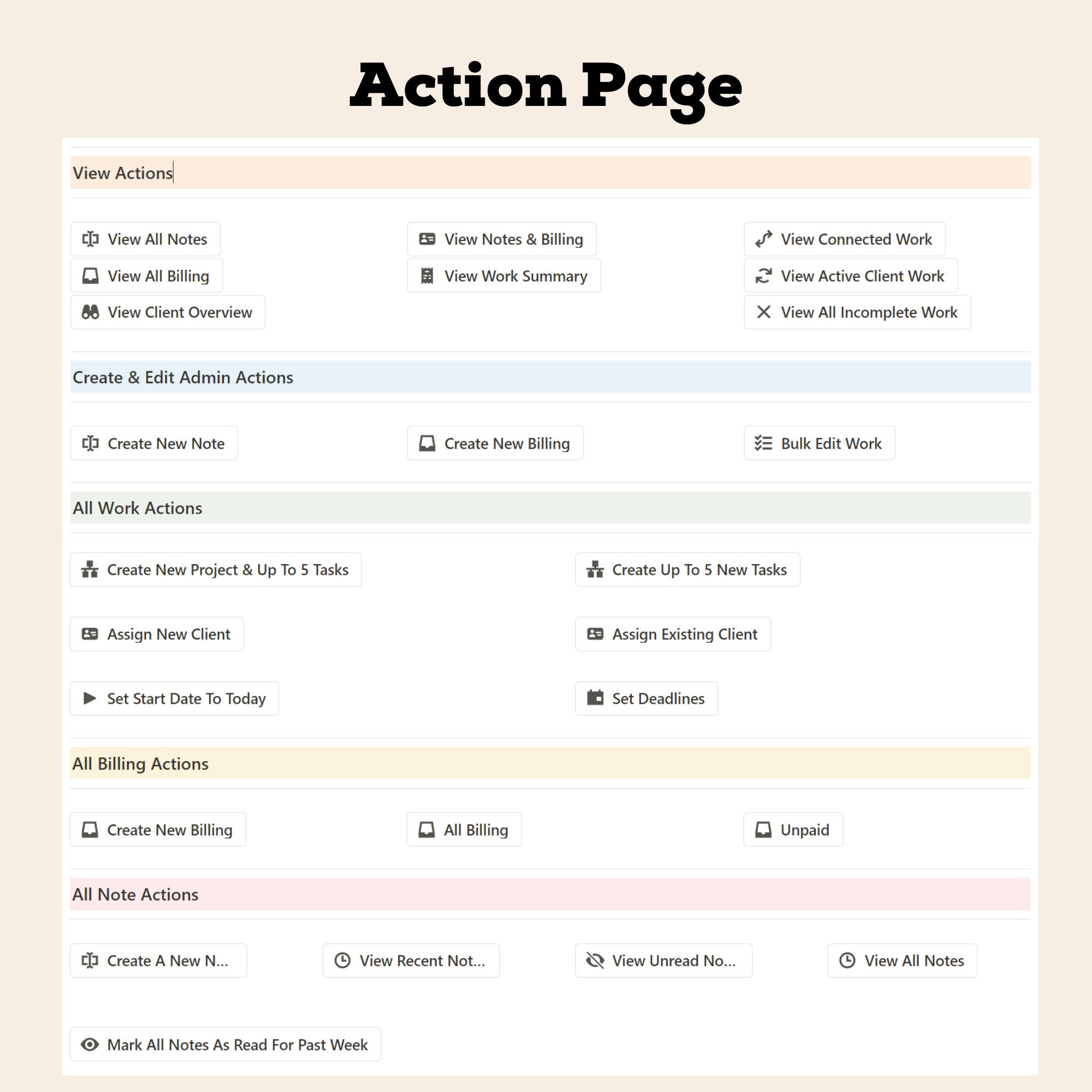 Operating Systems Notion Template Bundle Agency & Freelancer - Etsy