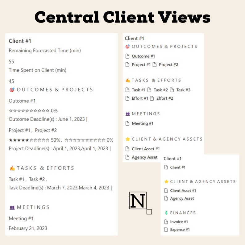 Agency Operating System Notion Template Client Management - Etsy Agency Operating System Notion Template Client Management - Etsy